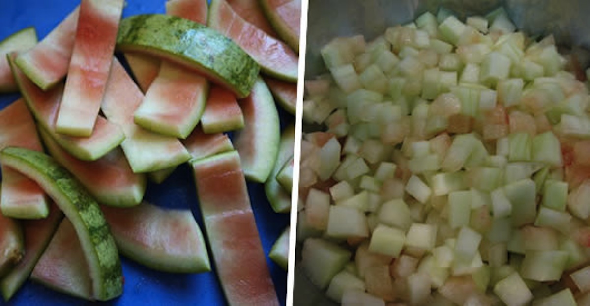 Mostarda fatta in casa con la buccia dell'anguria